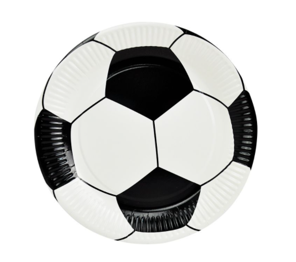 Soccer Plates 8pk 23cm – Gift2City